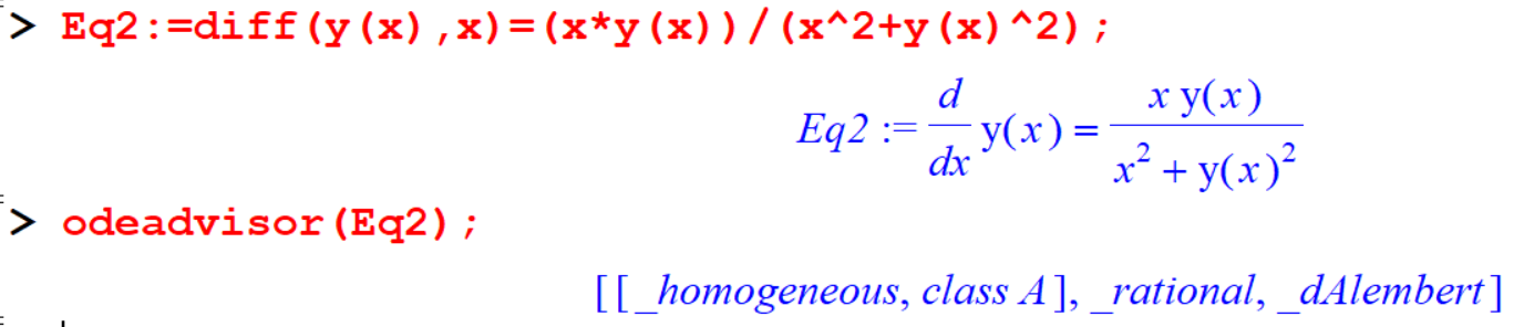 Lesson 7 Differential Equations | Maple